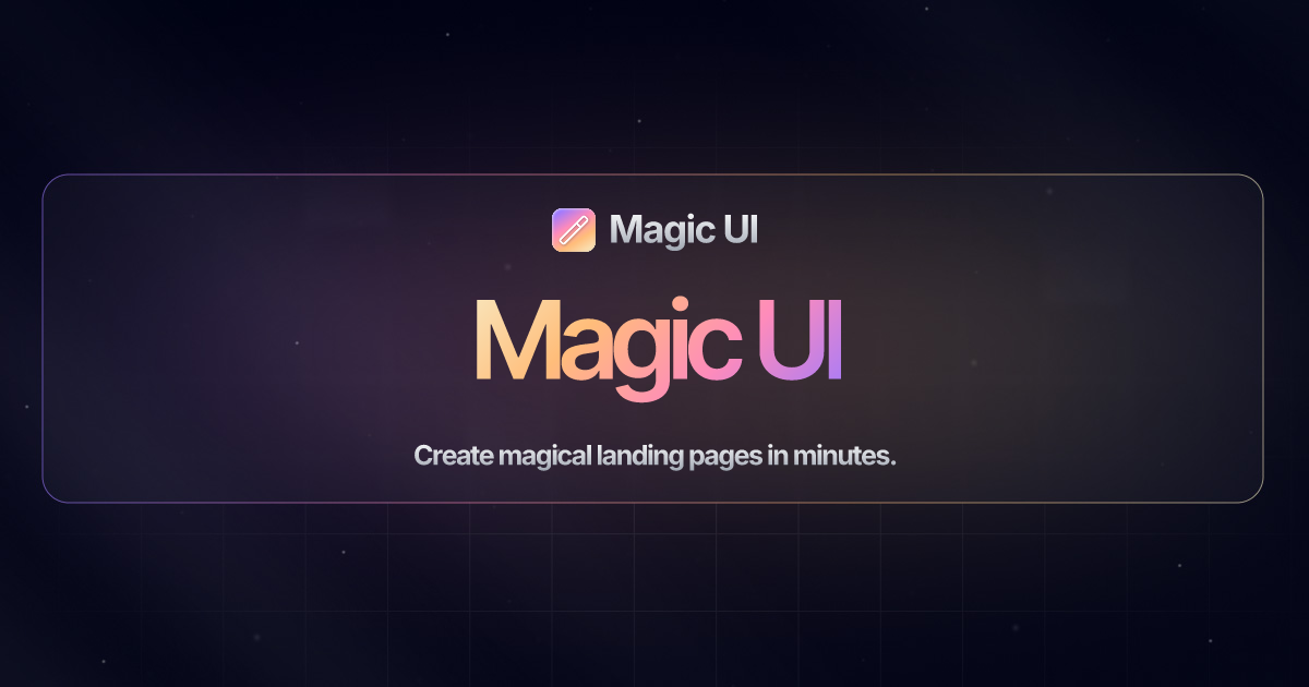 Magic UI Blog | Magic UI